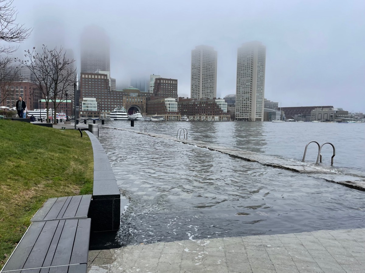 Boston Harborwalk Flooding, 1/13 – On the Channel